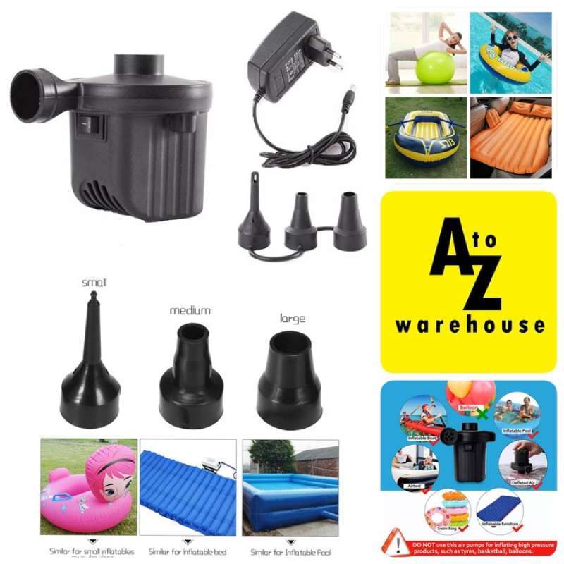 Jual POMPA ANGIN VACUUM ELEKTRIK 2 IN 1 POMPA KASUR ANGIN SOFA TIUP VACUM di Seller Azza store ...