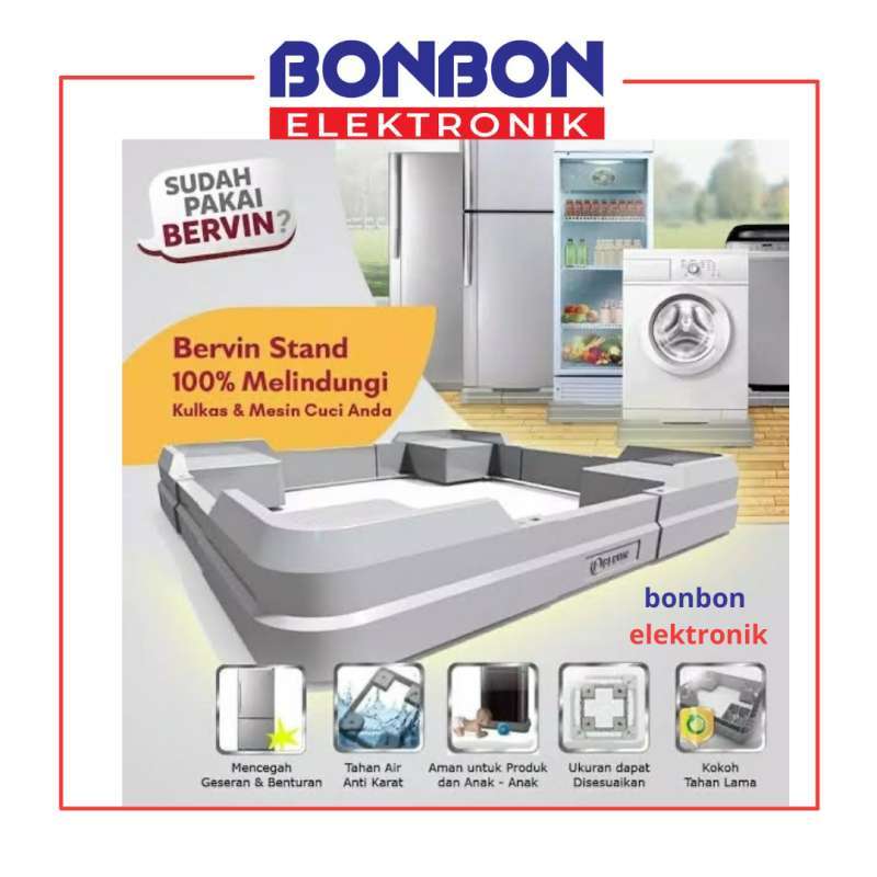 Jual Bervin Bos-70 Stand/alas/roda/dudukan/kaki Kulkas 2 Pintu Mesin ...