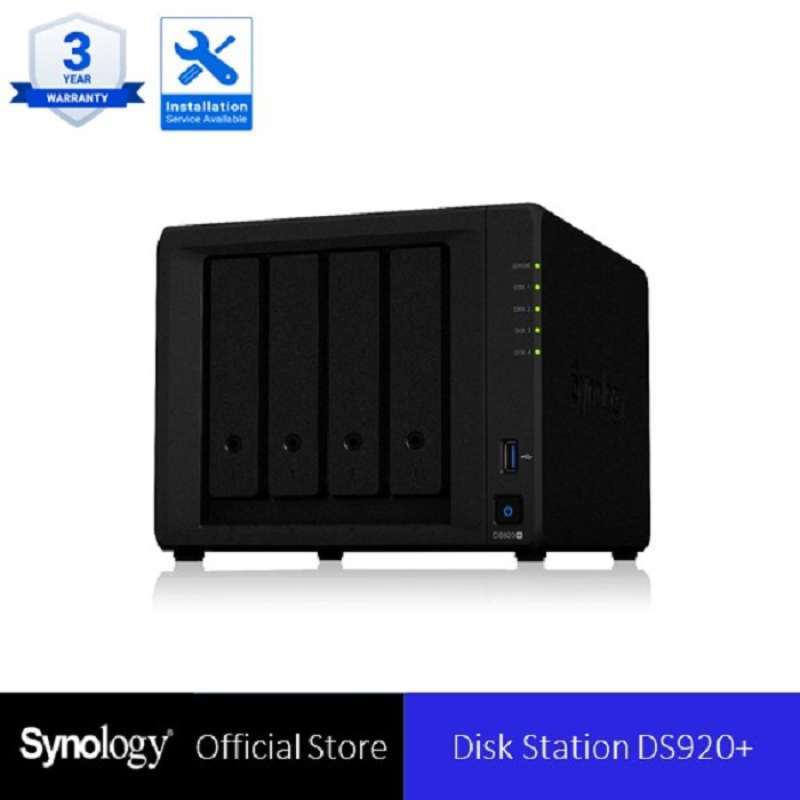 Jual Synology DS920+ 4-bay DiskStation 4GB RAM Plus Series di Seller ...