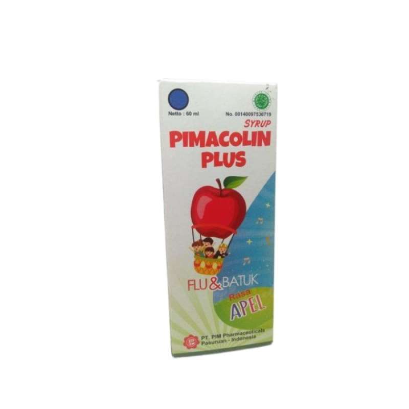 Jual Pimacolin Plus Sirup 60 ml Rasa Apel - Sirup Flu dan Batuk Anak ...