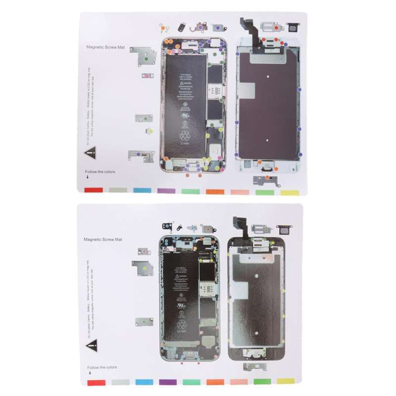 Jual Magnetic Screw Pad Chart Mat Repair Guide Tool Holder For iPhone ...