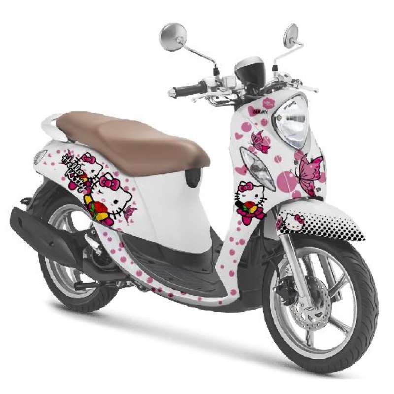 Jual Stiker Full Body Decal Motor Yamaha Fino - Hello Kitty di Seller ...