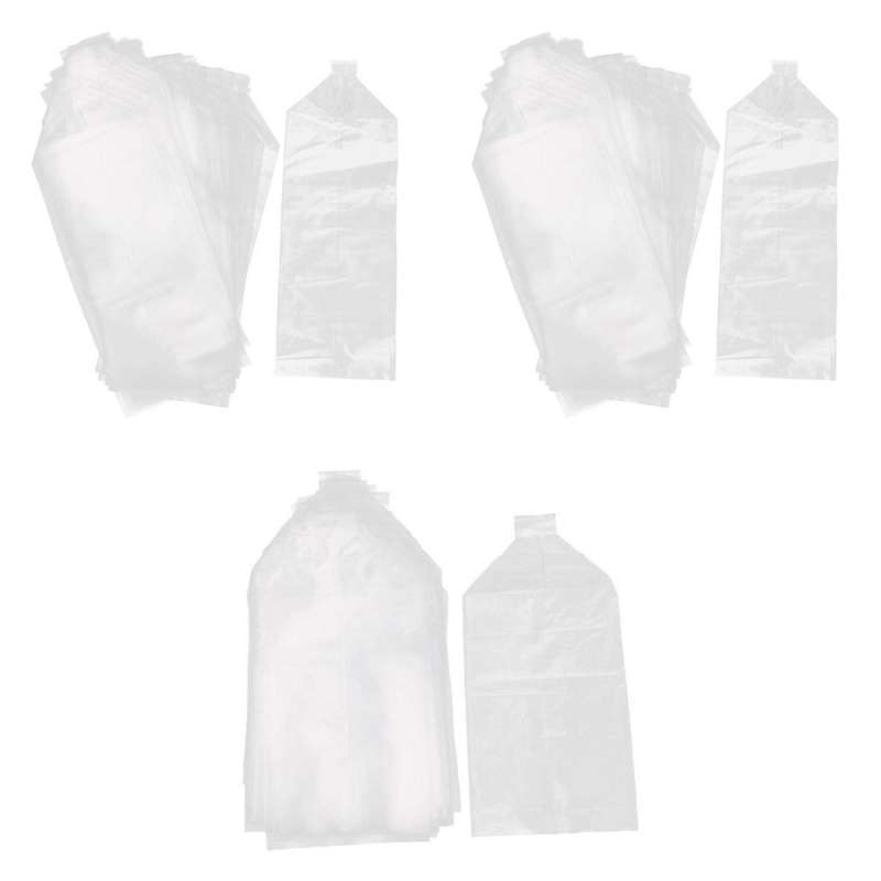 Promo 150 Pcs Ornamental Fish Transport & Transfer Plastic Bags Weld ...