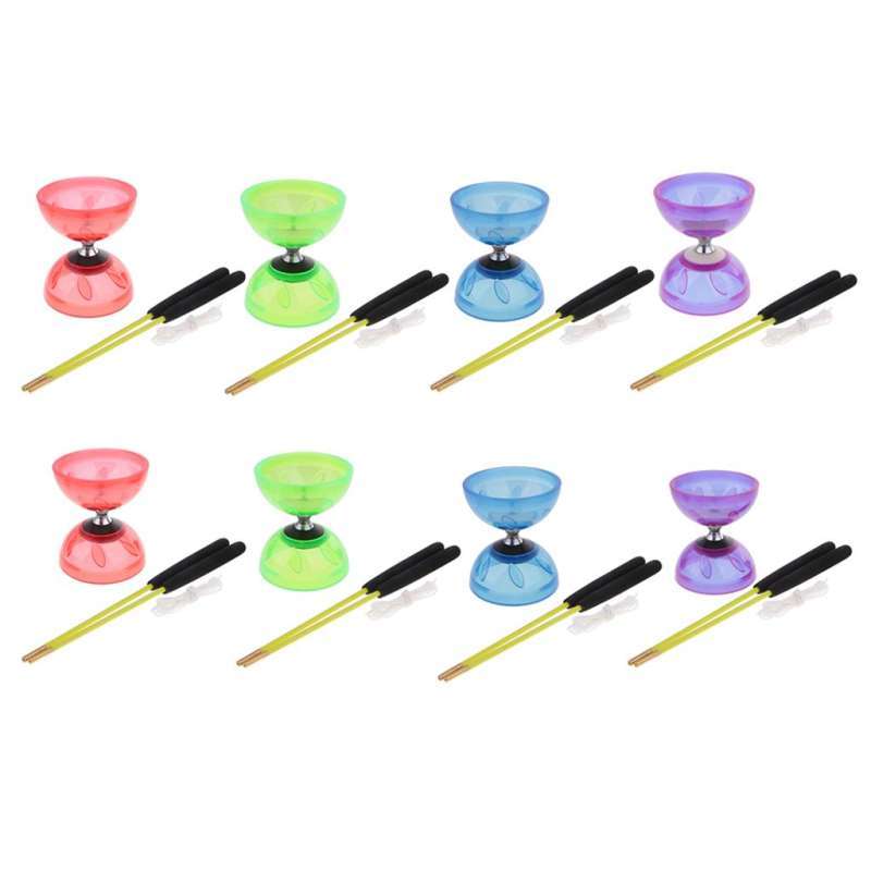 Jual 13cm Trick Sticks Set Traditional Circus Game Juggling Diabolo Toy ...