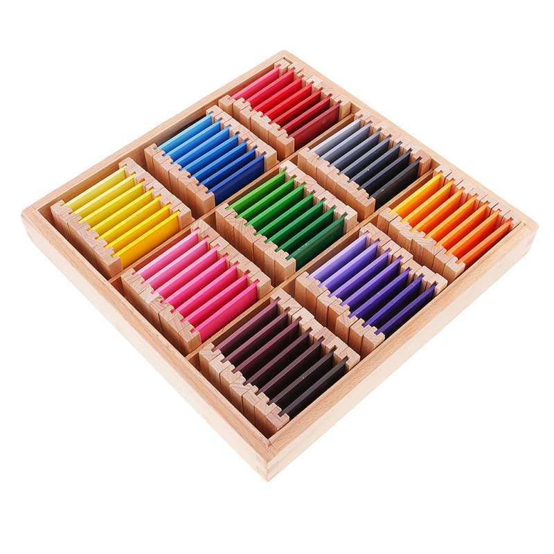 Jual Montessori Material Learning Color Box Big Wooden Preschool ...