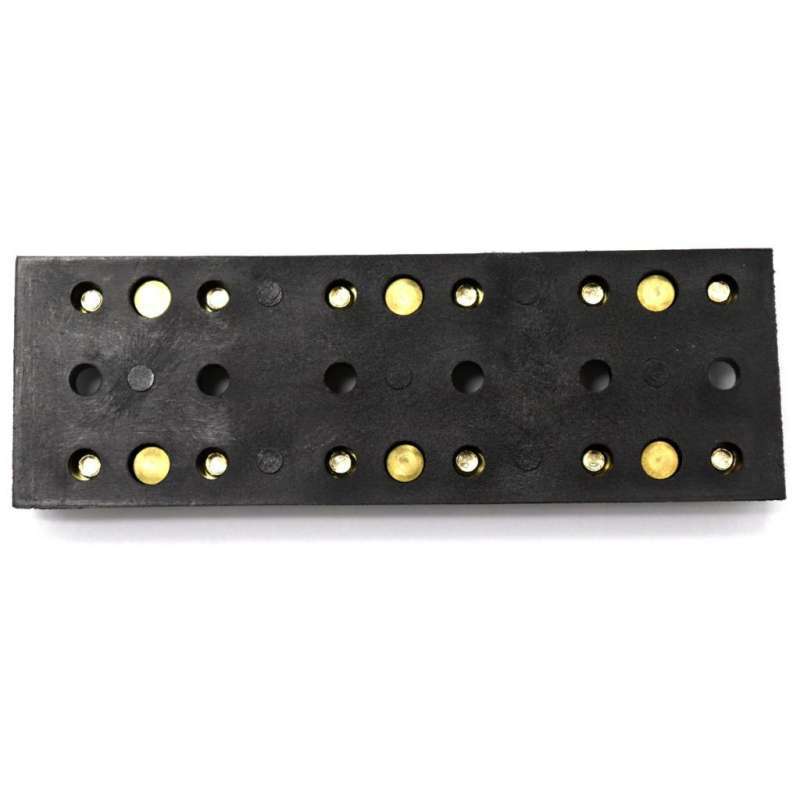 Jual Boat Marine Terminal Block With Dual 6 Stud Bus Bars 8-32 Screw ...