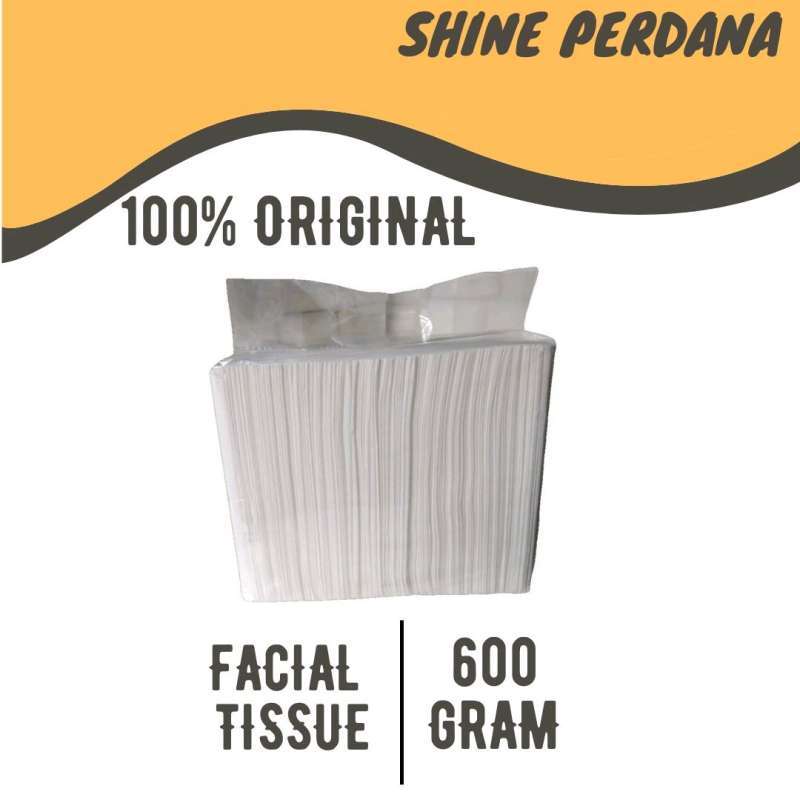 Promo Premium Facial Tisu Tissue Polos 750 Sheets Berat 600 gram Diskon ...