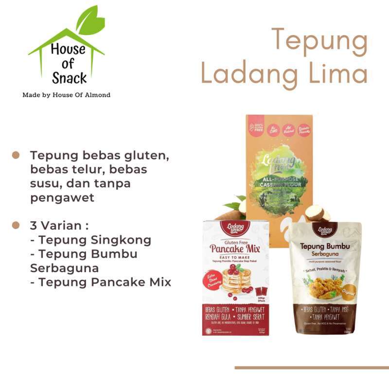 Jual Tepung Ladang Lima di Seller HouseOfSnackHOS - Ragunan, Kota ...