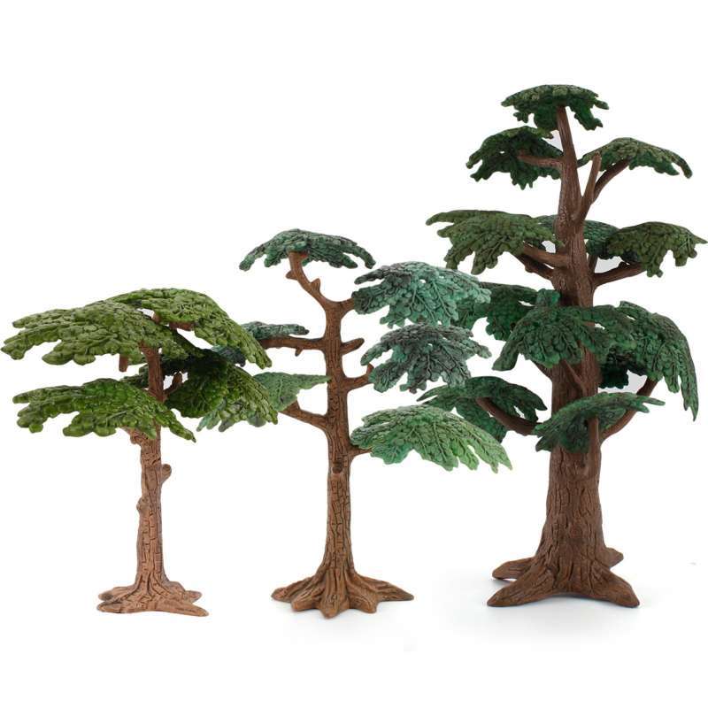 Jual 7x Mixed Model Tree Train Trees Railroad Scenery Diorama Tree ...