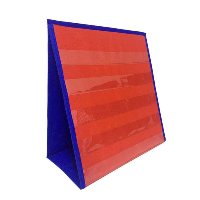 Jual Blue Tabletop Desktop Pocket Chart Double Sided for Teacher ...