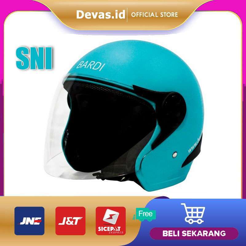 Promo Helm SNI BARDI OFFICIAL MERCHANDISE - Helm Half Face Original ...