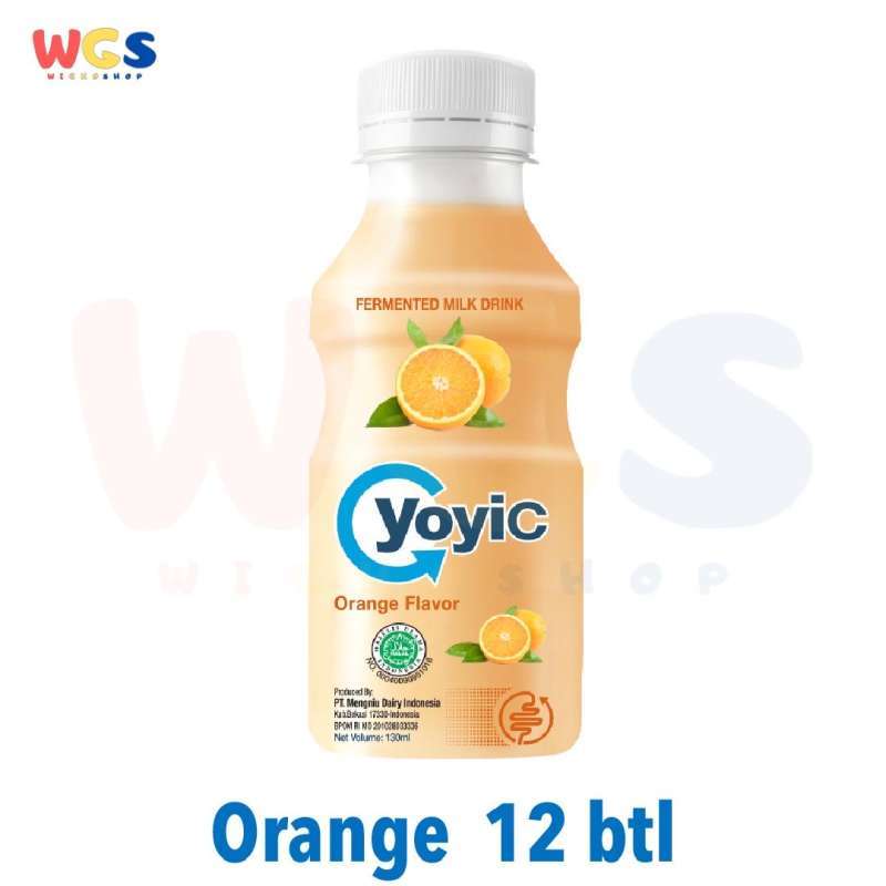 Jual Yoyic Fermented Milk Drink Orange Flavor 130ml x 12 Btl di Seller ...