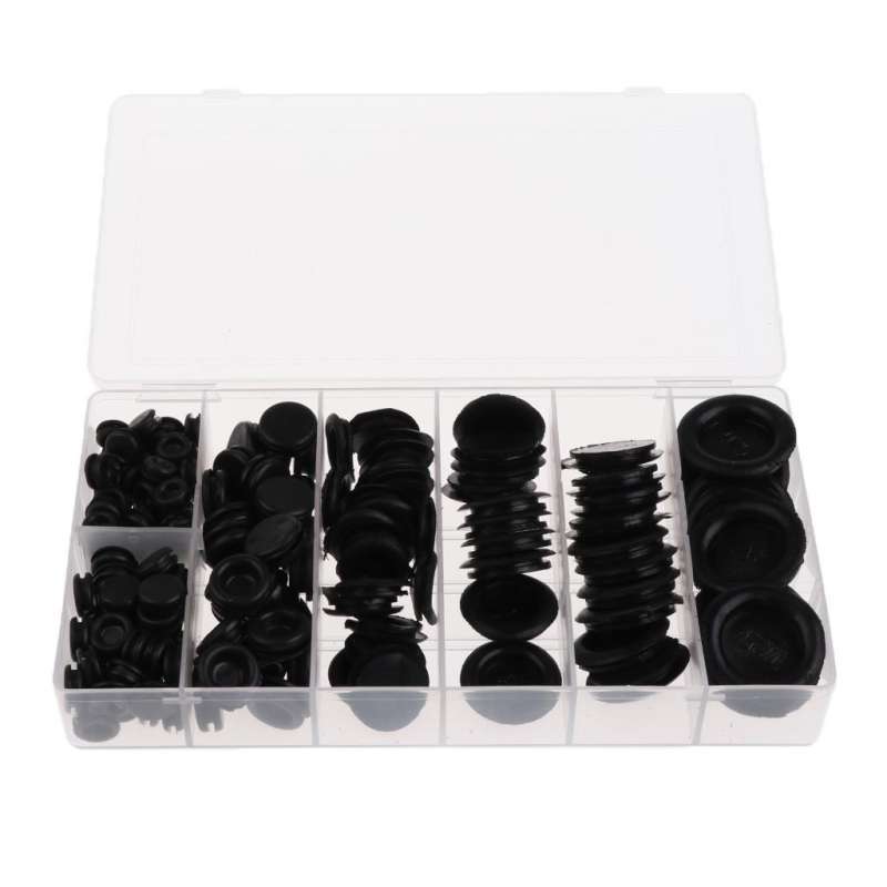 Jual 170pcs Rubber Grommet Assortment Kit Firewall Hole Electrical ...