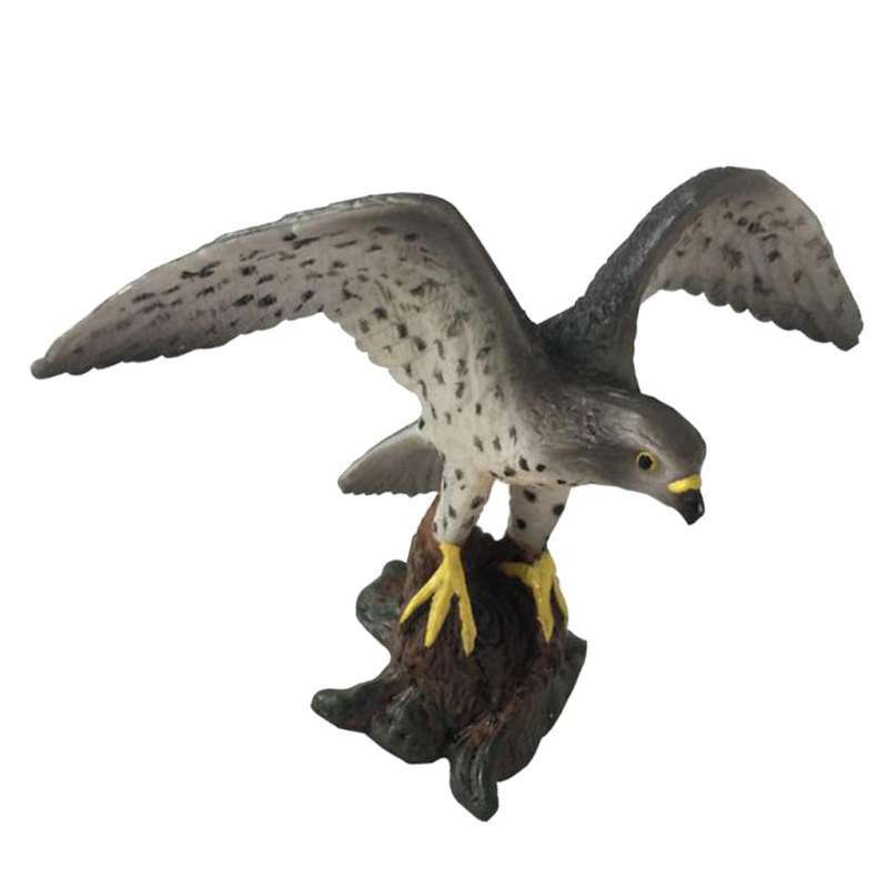 Jual Peregrine Falcon Bird Model Figurine Miniature Animal Statues ...