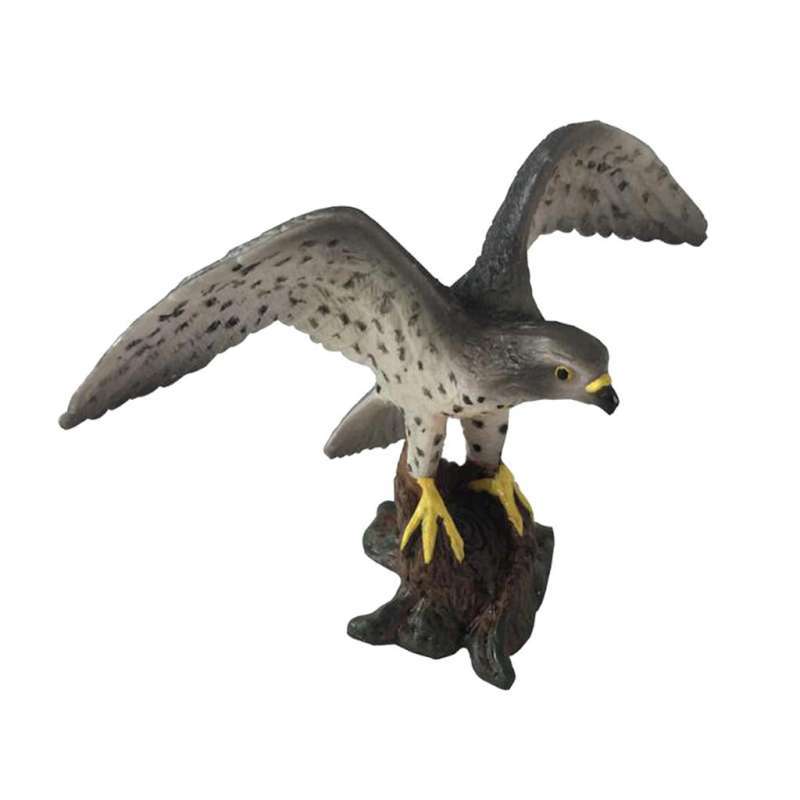 Jual Peregrine Falcon Bird Model Figurine Miniature Animal Statues ...