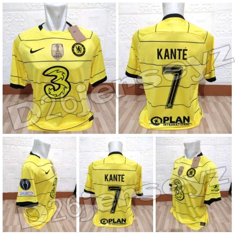 Jual Jersey Chelsea Away 2021 / 2022 Official + Nameset + Full Patch ...