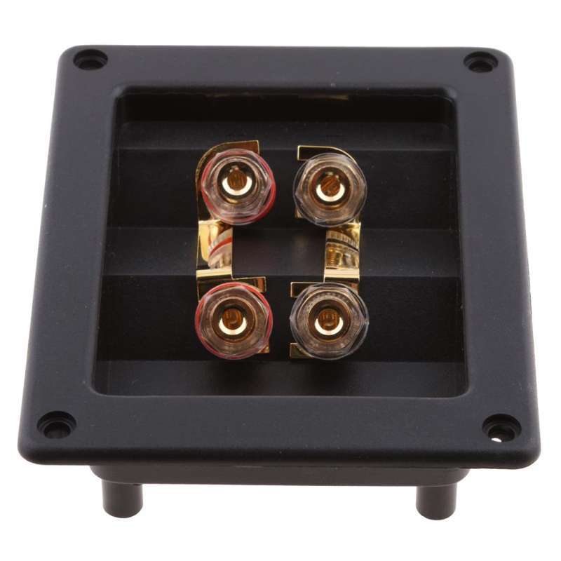 Jual DIY 4-Way Speaker Box Terminal Binding Post Screw Cup Connector di ...