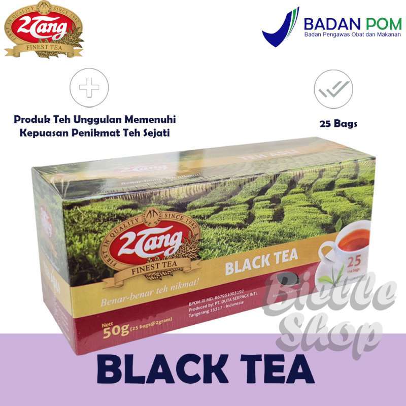Promo 2Tang Black Tea Box = 25 Pcs - 2 Tang Teh Hitam Celup 25Pcs ...