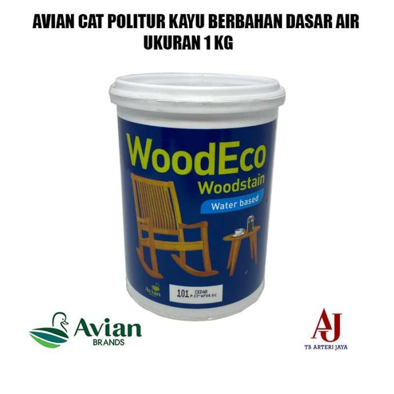 Jual Politur Lenkote Wood-eco Woodstain Avian Dengan Campuran Air ...
