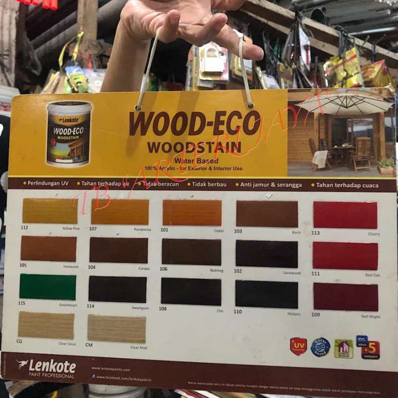 Jual Politur Lenkote Wood-eco Woodstain Avian Dengan Campuran Air ...