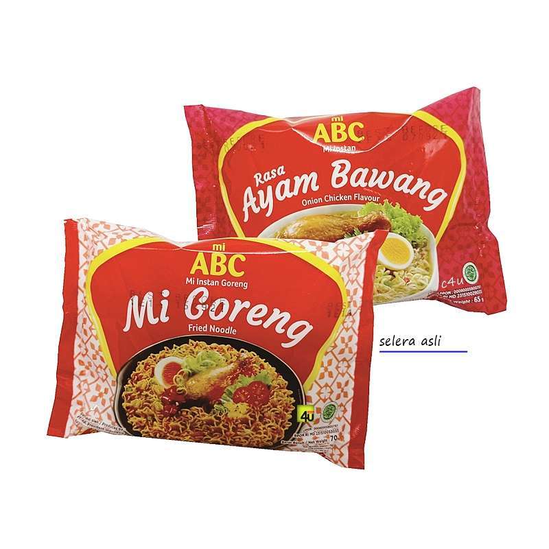 Promo Mi ABC Selera Asli - Mie Instan Legendaris - 1 bks - AYAM BAWANG ...