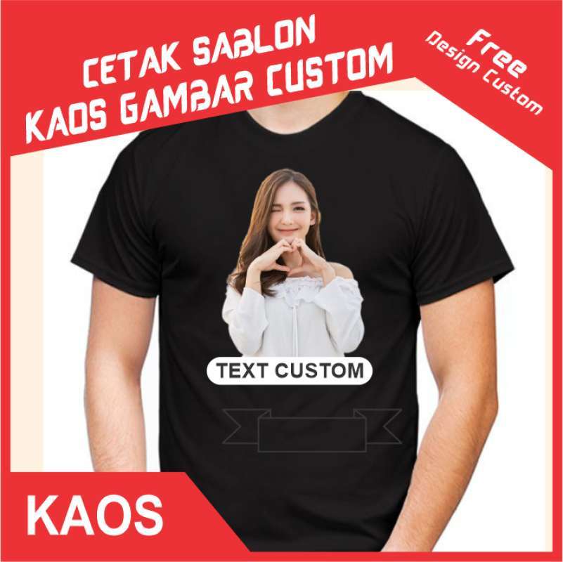 Jual Sablon Kaos Dtg Satuan Gambar Custom Bisa Pake Foto Sendiri Di ...