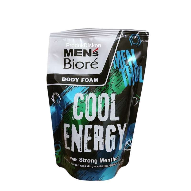 Jual MEN'S BIORE Body Foam (Sabun Cair Refill) 450ML Cool Energy - Body ...