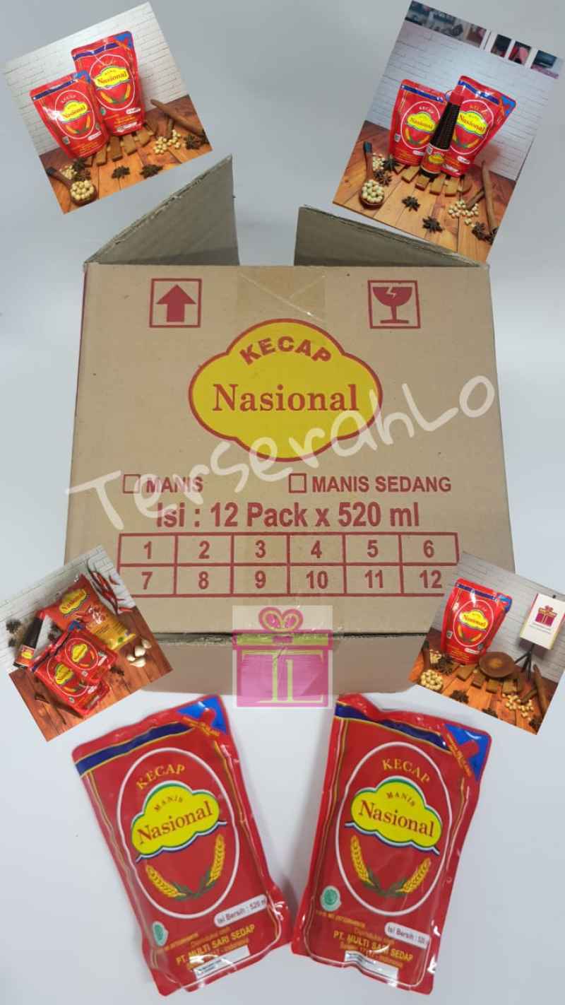 Jual Kecap Manis Merek Nasional Pouch 220ml Dus(24 Pcs) Di Seller ...