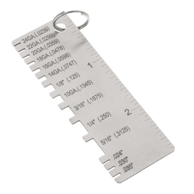 Promo Metal Sheet Thickness Gauge Stainless Steel Welding Gage ...