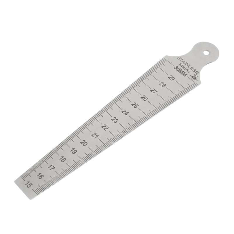Jual 15-30mm Welding Taper Gage Gauge Depth Ruler Gap Hole Inspection ...