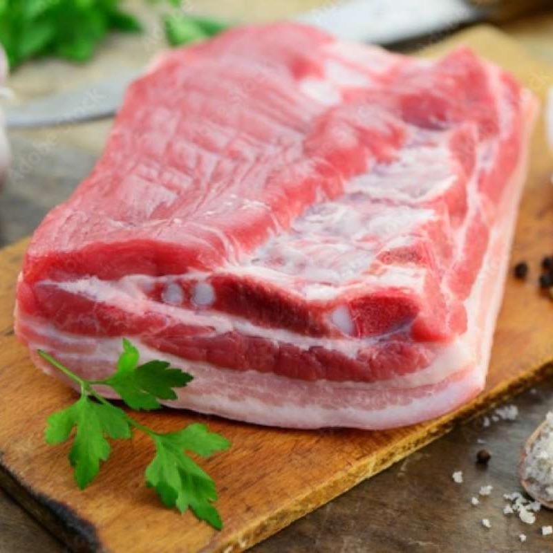 Promo Daging Babi Samcan / Pork Belly / Daging Babi 5 Lapis 500gram ...