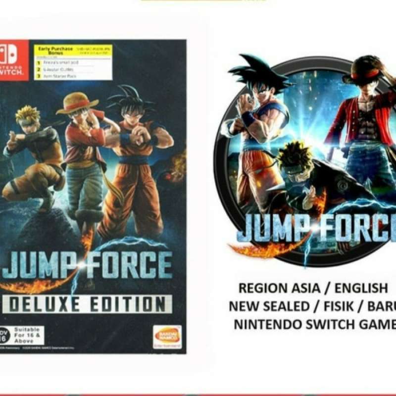 Jual BEST PROMO NINTENDO SWITCH JUMP FORCE DELUXE EDITION di Seller ...