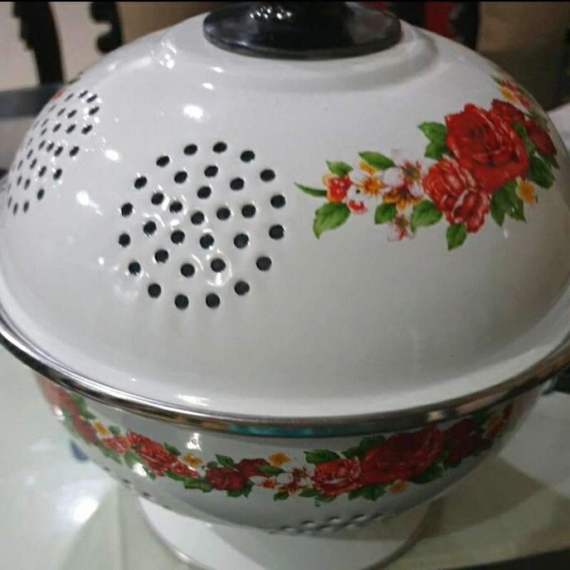 Jual Wadah Nasi/Ceting Nasi/Wakul Nasi Enamel Jadul Minimalis di Seller ...