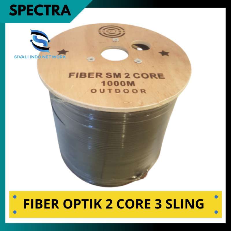 Promo KABEL FO FIBER OPTIK 2 CORE OUTDOOR 3 SLING 1000 METER SPECTRA ... Promo KABEL FO FIBER OPTIK 2 CORE OUTDOOR 3 SLING 1000 METER SPECTRA ...