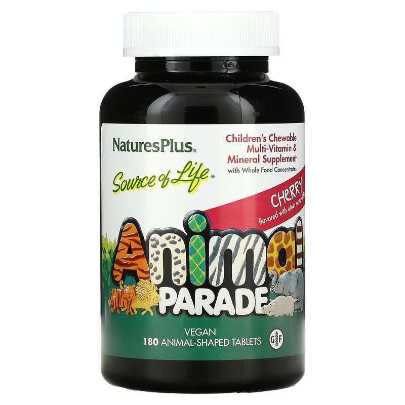 Jual ANIMAL PARADE CHILDREN'S CHEWABLE MULTIVITAMIN MINERAL 180 TABLETS ...