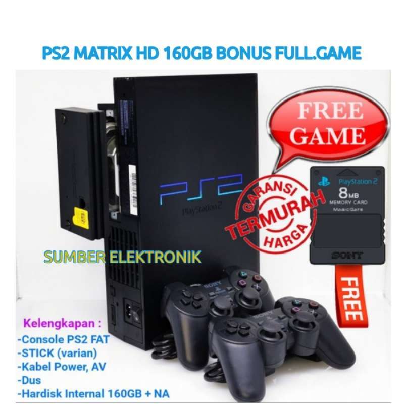 Jual BEST SALE PS2 HD NA 160GB SONY. NETWORK HD DALAM. MATRIX. di ...