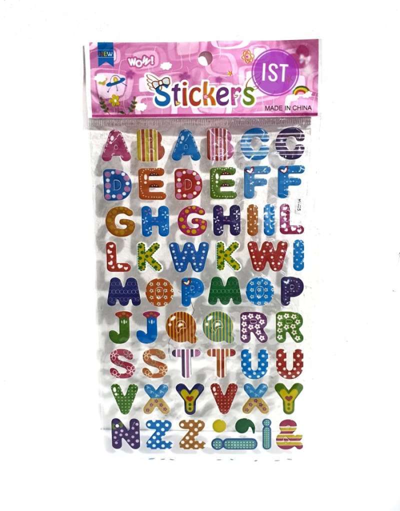Jual STICKER STIKER TIMBUL HURUF di Seller bluestore - Pegadungan, Kota ...