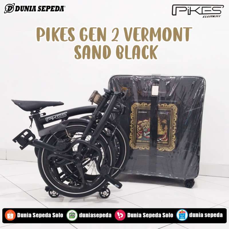 Jual Sepeda Lipat Element Pikes Gen 2 Vermont Sand Black Di Seller Toko ...