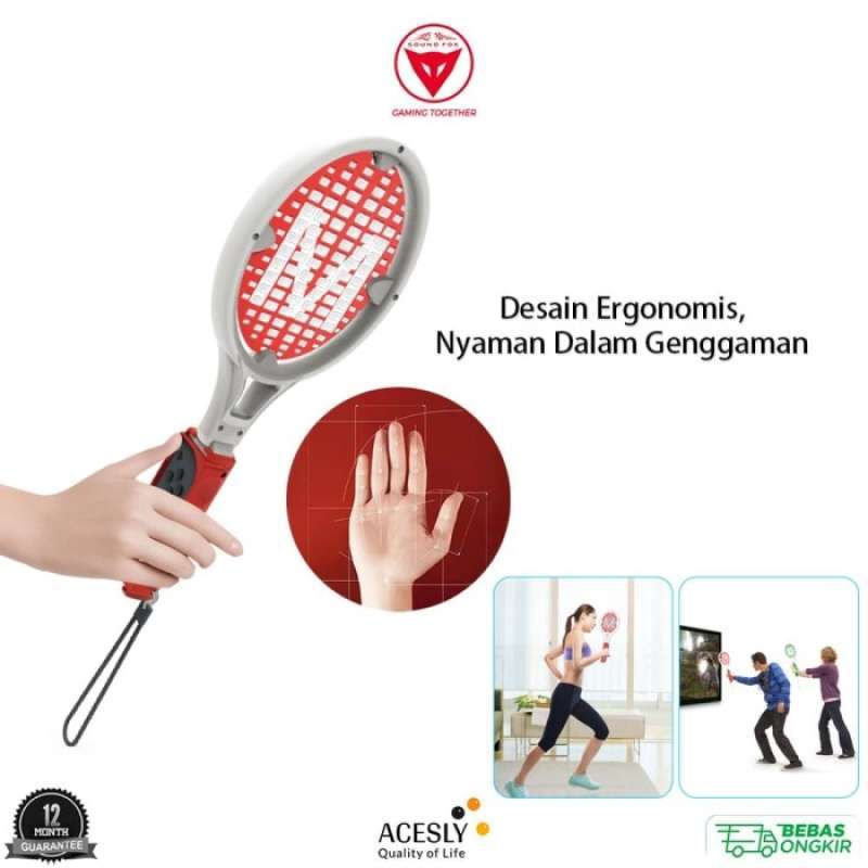 Jual [Sound Fox] Set Raket sensor untuk Game Tenis Console Nintendo ...