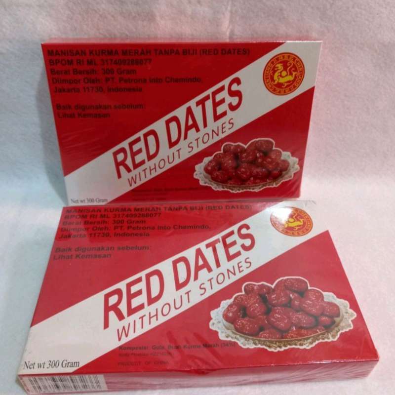 Jual Manisan Kurma Merah Tanpa Biji/ Red Dates Without stones di Seller ...