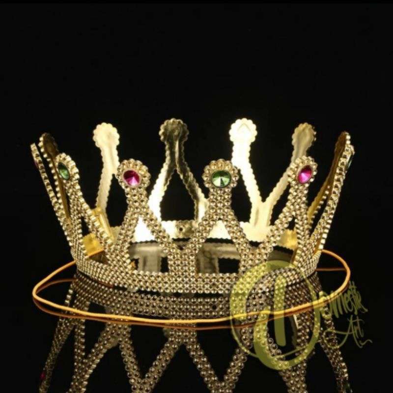 Jual Mahkota Pesta Ratu Bulat Ratu Crown Paty King Queen Gold And Silver Mahkota Pesta