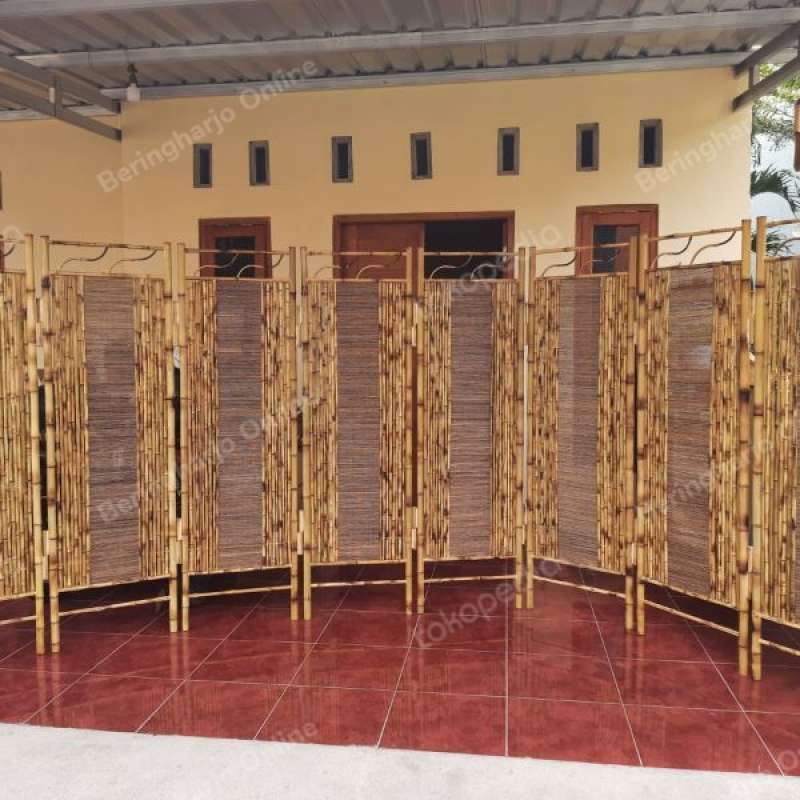 Jual Partisi | Sketsel | Penyekat Ruangan | Pembatas Ruangan Bambu 8 ...