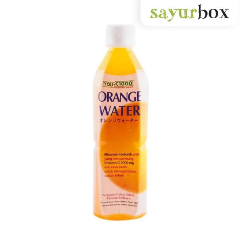 Jual You C1000 Isotonik Drink Orange Water Botol 500 ml Sayurbox - JKT ...