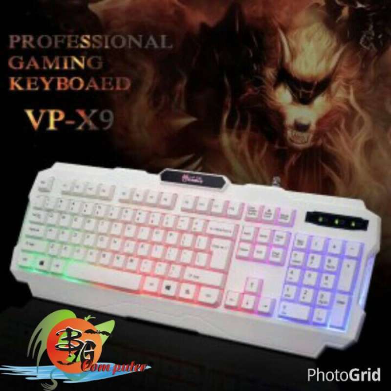 Jual KINBAS USB WIRED GAMING KEYBOARD WITH LED BACKLIGHT - VP-X9 di ...