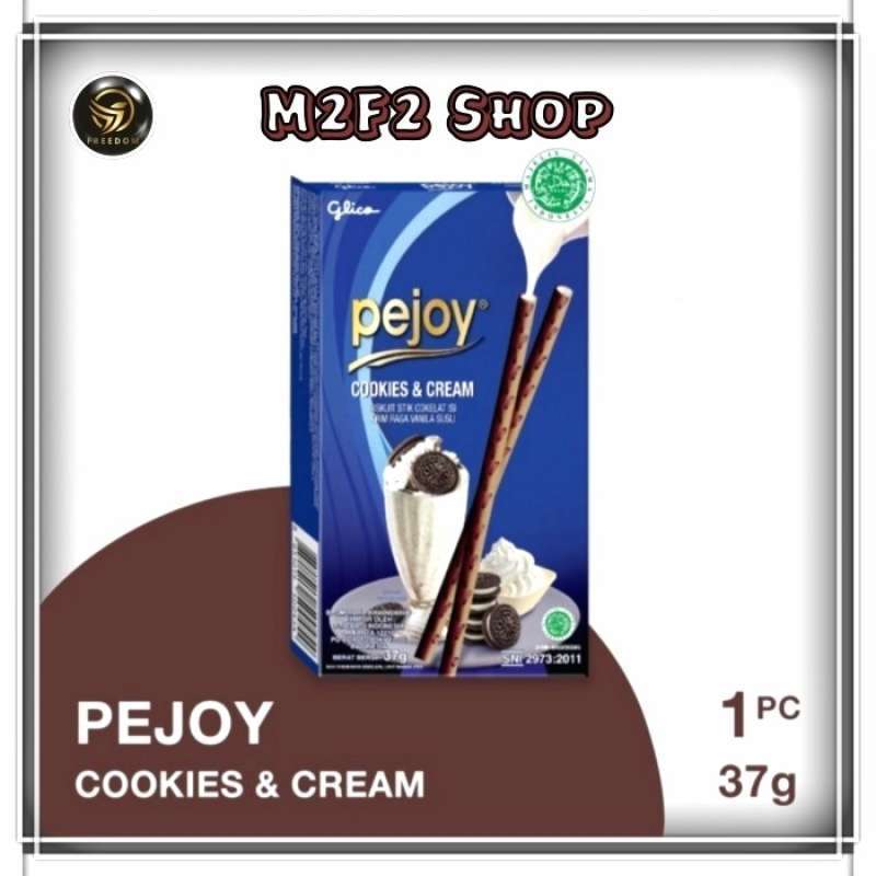 Promo Pejoy Biskuit Stik Cokelat Cookies and Cream - 37 gr (Kemasan ...