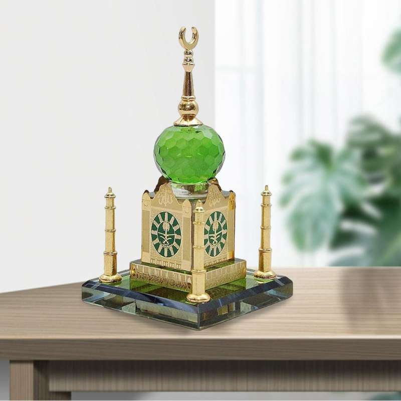 Jual Muslim Model Miniature Clock Car Islamic Building Model Statue ...