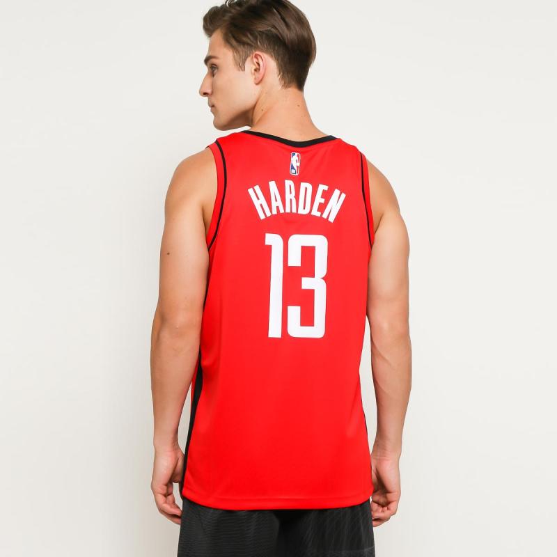 Jual NIKE Men Basketball NBA Houston Rockets James Harden Swingmen Road ...