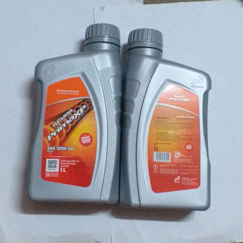 Jual OLI MESIN PERTAMINA PRIMA XP SAE 20W 50 ISI 1 LITER ORIGINAL di ...