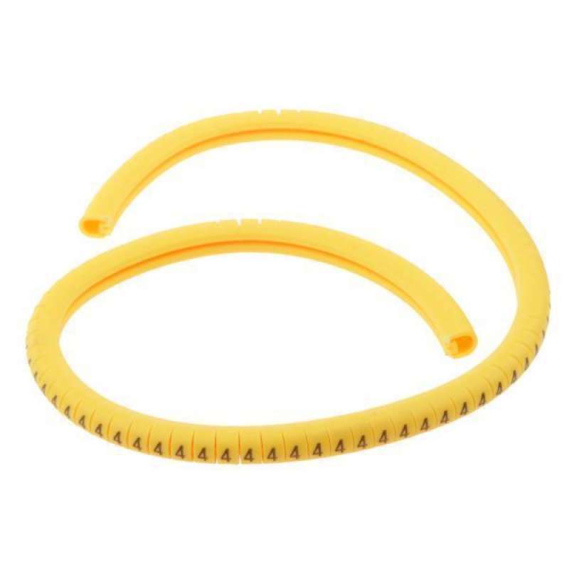 Promo 3x100x Yellow Cable Wire Markers Identification Lables Tags ...