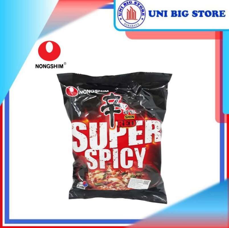 Jual Nongshim Shin Red Ramyun Super Spicy Ramen 120 gr di Seller Uni ...